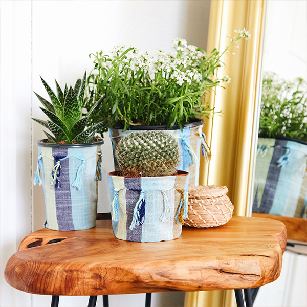 Fabric planter DIY - #AerieREAL Life